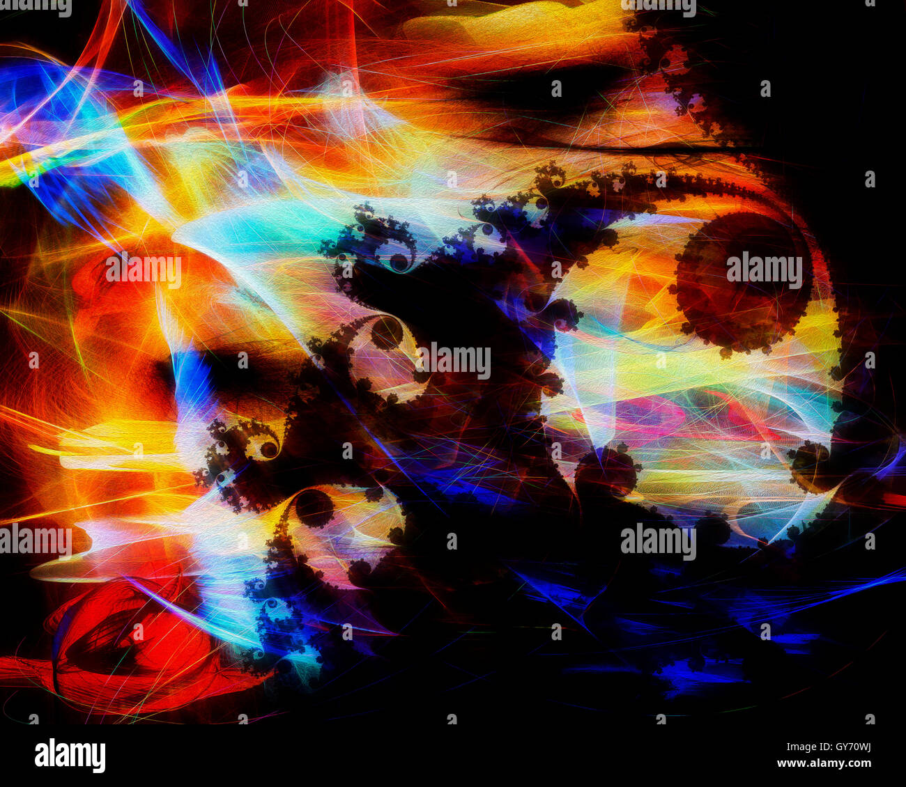 DIGITAL ART: Into the Light Stock Photo - Alamy