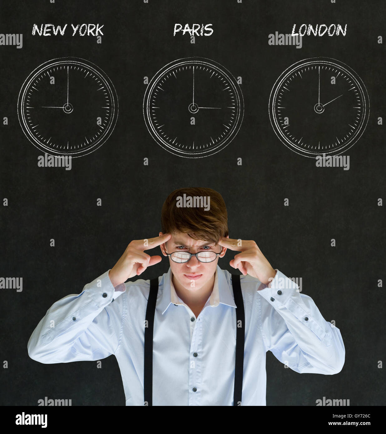Time zone clocks hi-res stock photography and images - Alamy