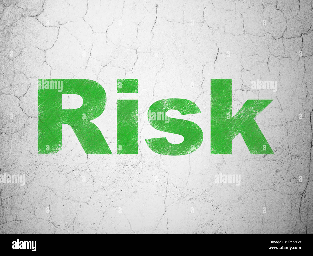 Finance concept: Risk on wall background Stock Photo - Alamy