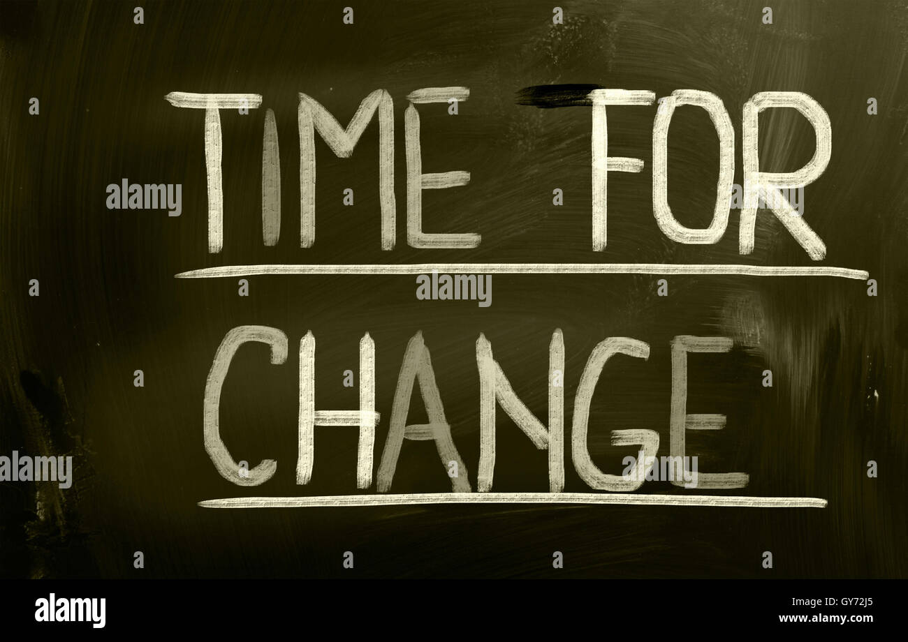 Time For Change Concept Stock Photo - Alamy