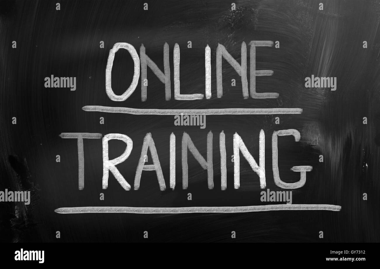 Online Training Concept Stock Photo - Alamy