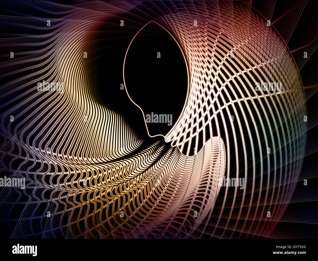 Soul Geometry Composition Stock Photo - Alamy