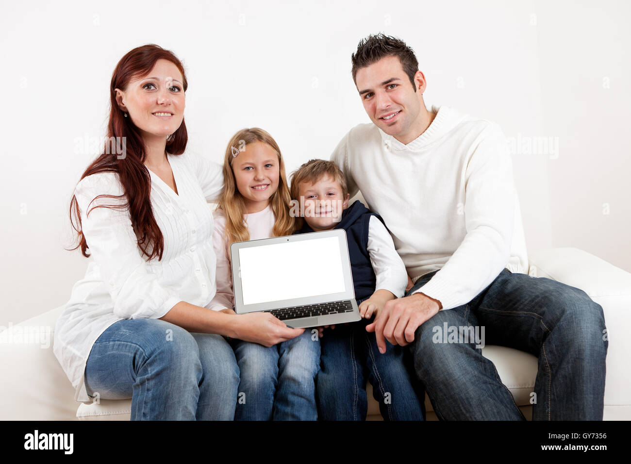 Children with laptop presentation hi-res stock photography and images ...