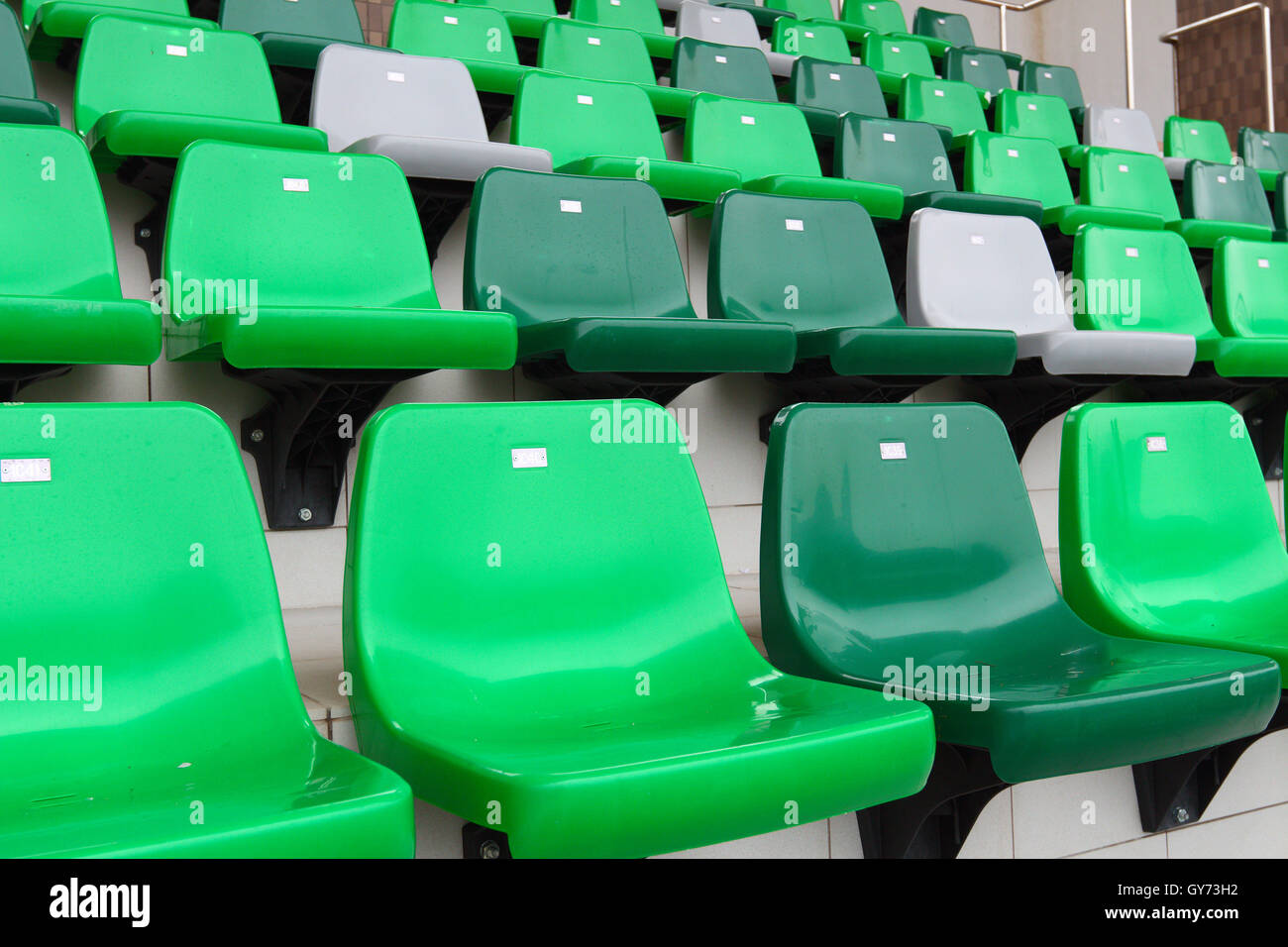 Audience seat in stadium Stock Photo - Alamy