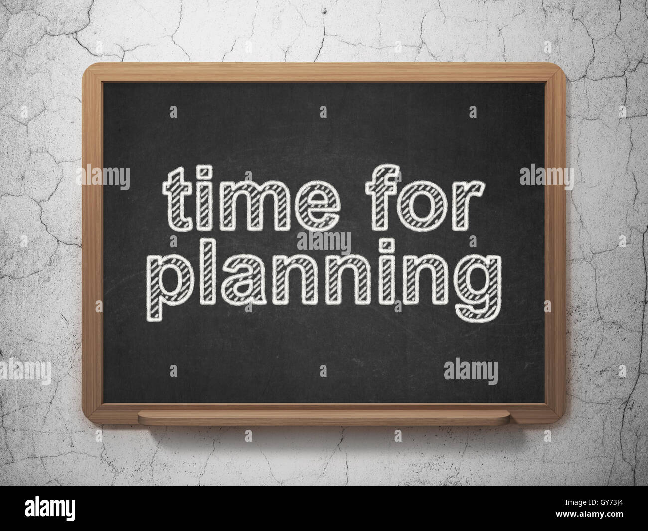 Timeline concept: Time for Planning on chalkboard background Stock ...
