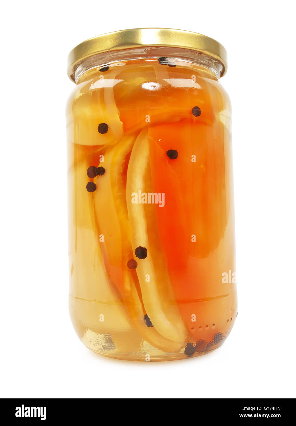 Pickled onions jar Cut Out Stock Images & Pictures - Alamy