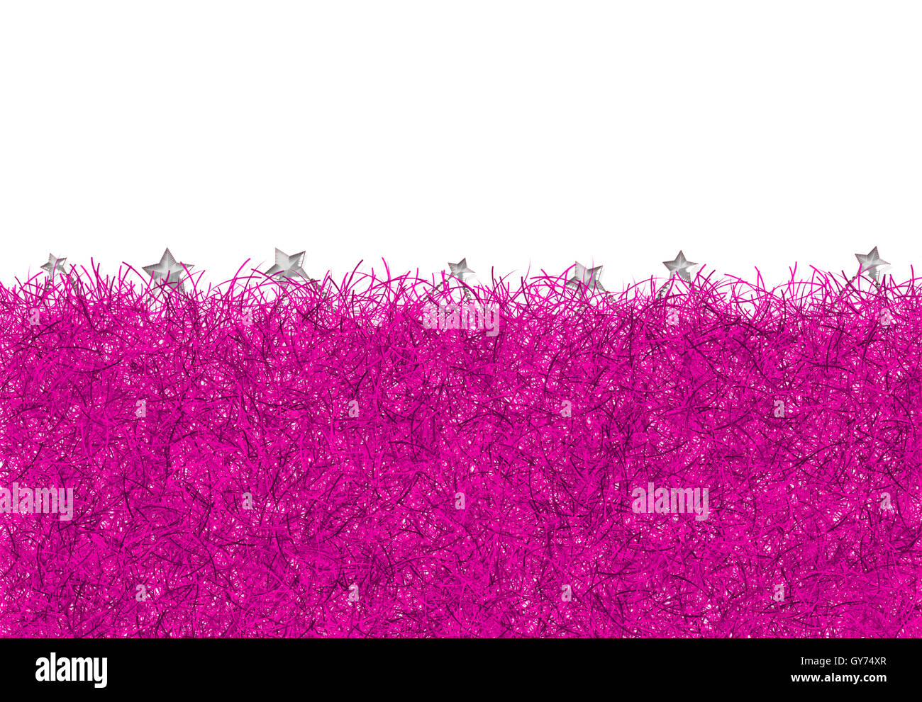 pink christmas tinsel texture background Stock Photo - Alamy