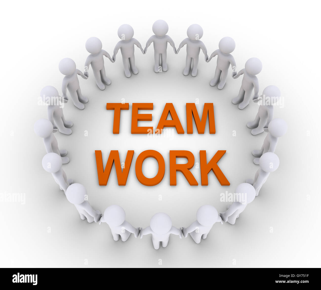 People joined as a team Stock Photo - Alamy