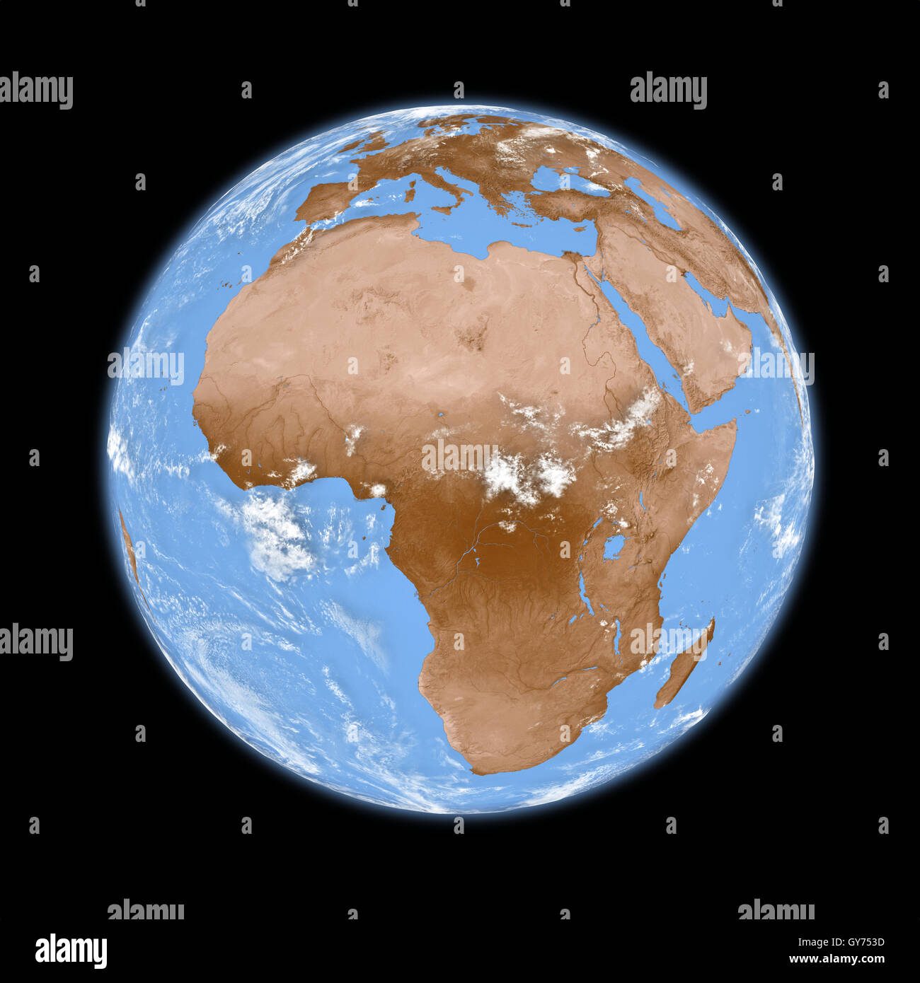 Africa on Earth Stock Photo - Alamy