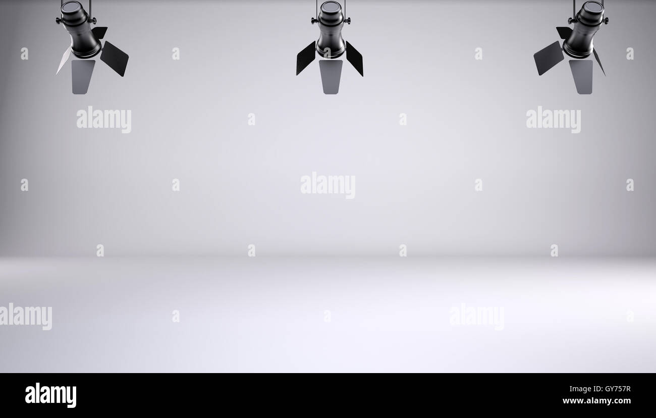 Lighting in the studio Stock Photo - Alamy