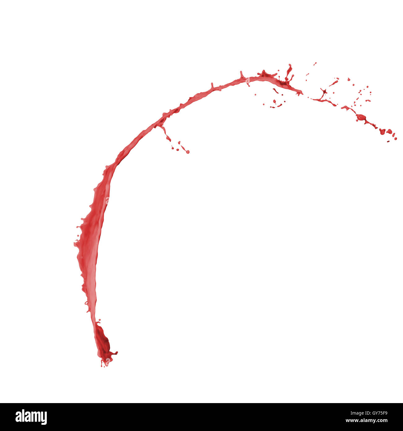 red paint splash Stock Photo - Alamy