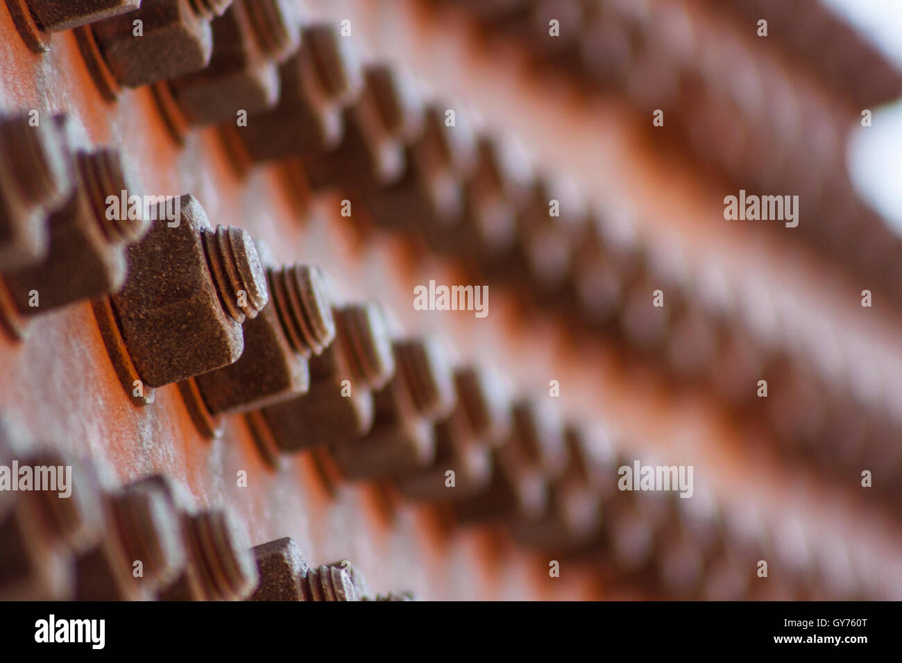 Rivets on a Bridge Stock Photo - Alamy