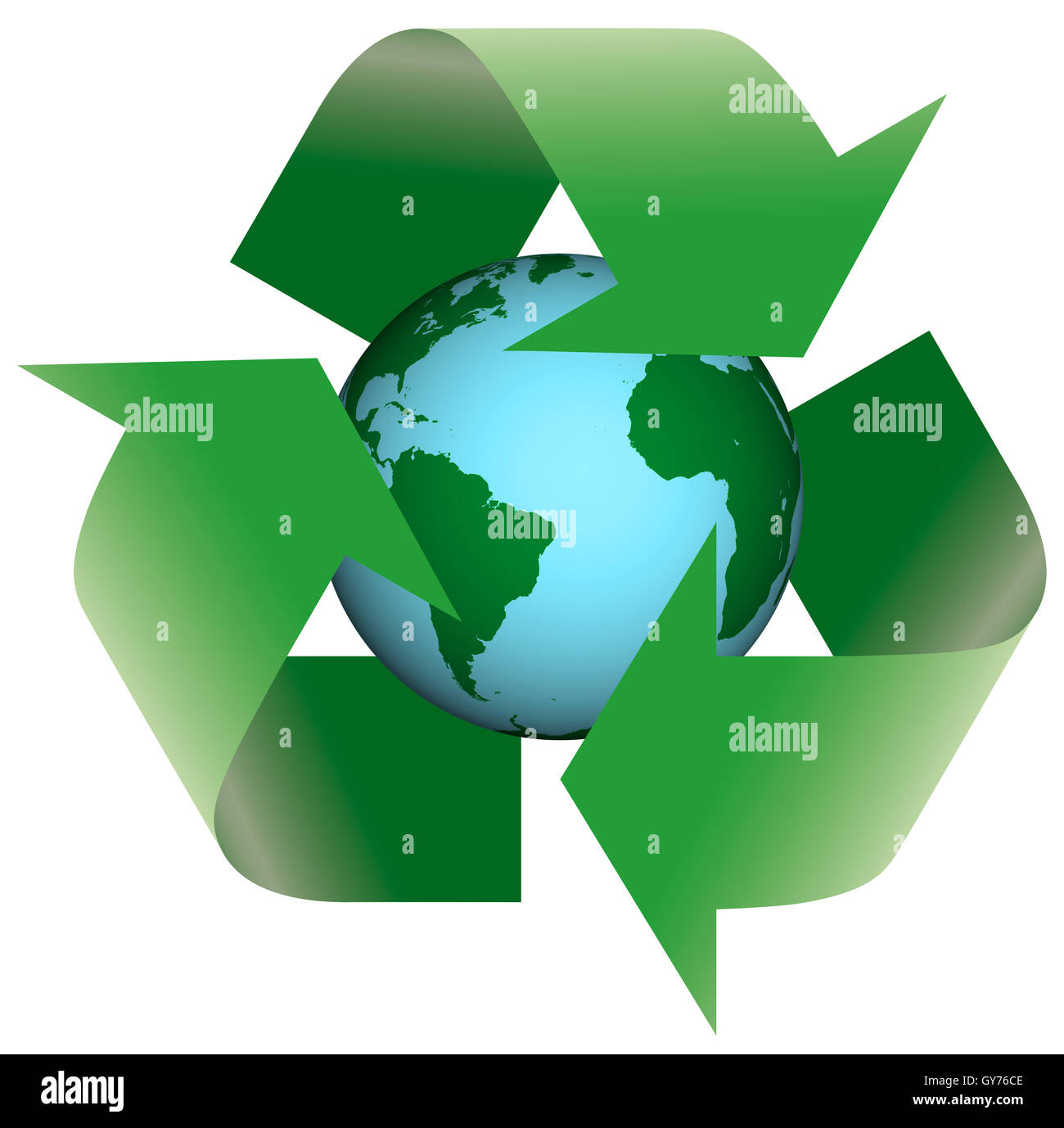 Recycling map hi-res stock photography and images - Alamy