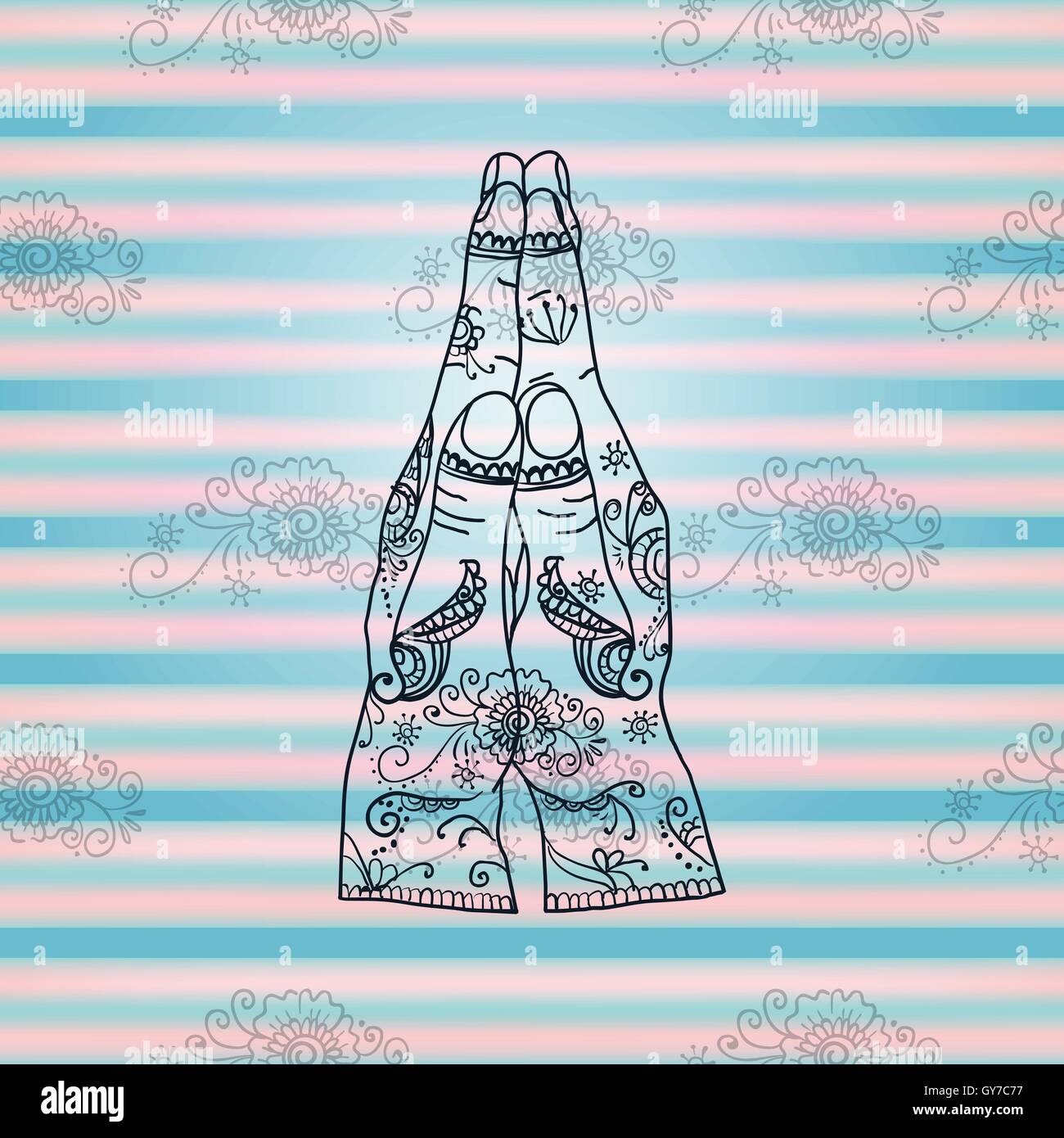 Element yoga mudra hands namaste Stock Vector Image & Art - Alamy