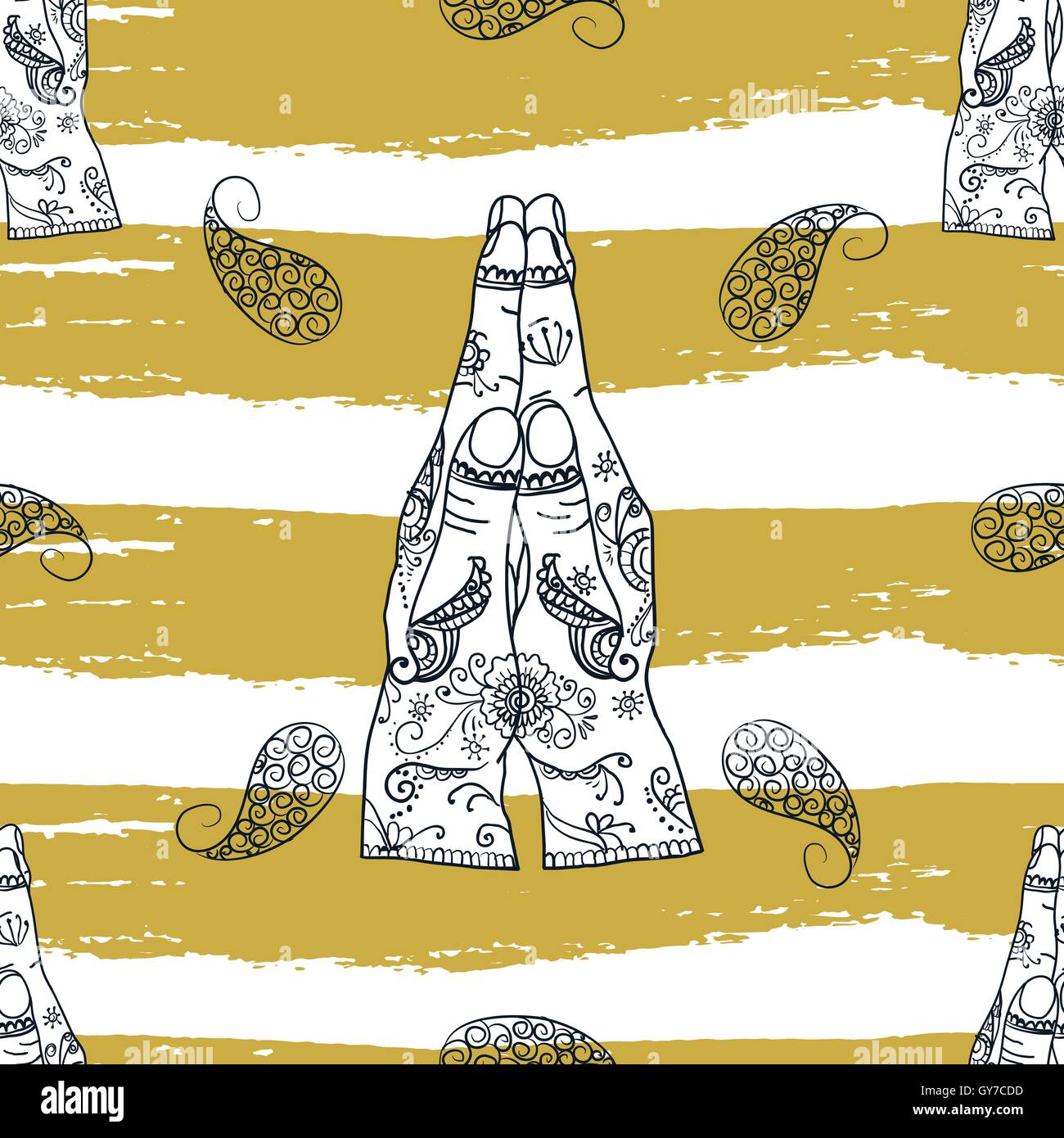 Element yoga mudra hands namaste Stock Vector Image & Art - Alamy