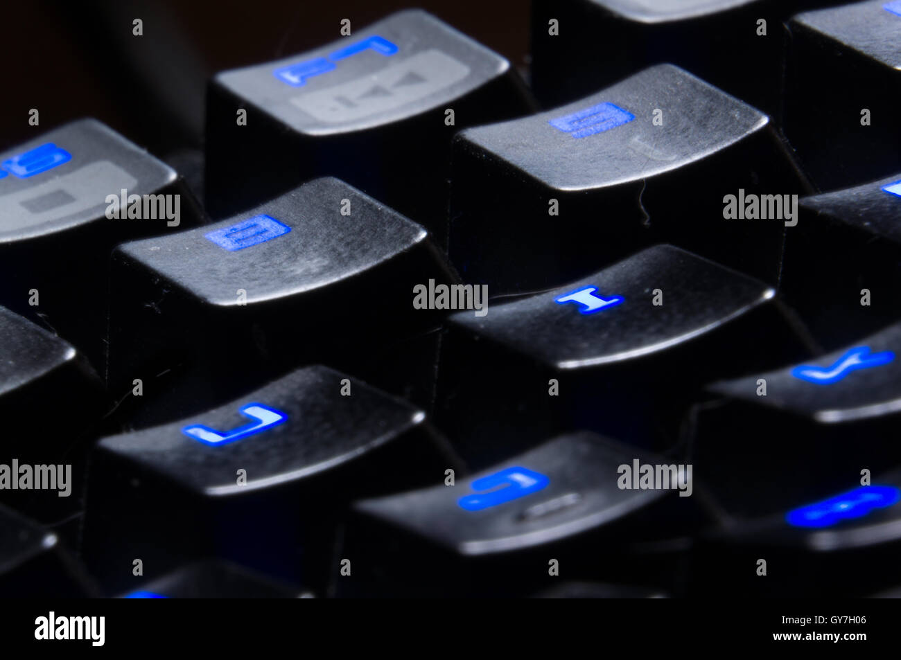 Macro of keyboard Stock Photo - Alamy