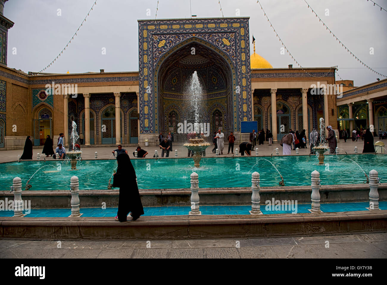 Ablution in qum mosque hi-res stock photography and images - Alamy