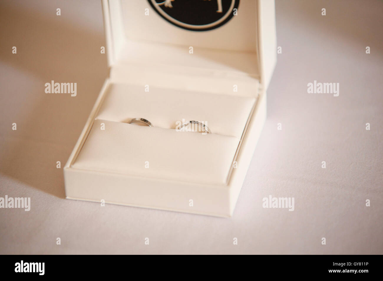 Romantic marriage of couple with wedding Symbols Love 9 Stock Photo - Alamy