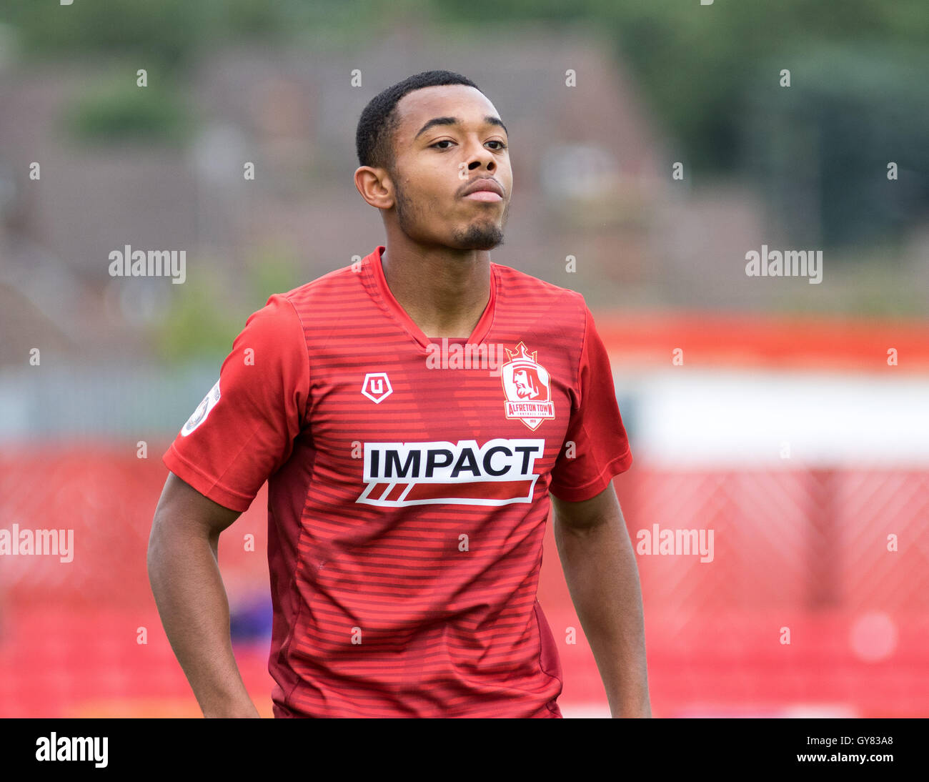 Kallum Mantack makes his Alfreton Town debut in the FA Cup against AFC ...
