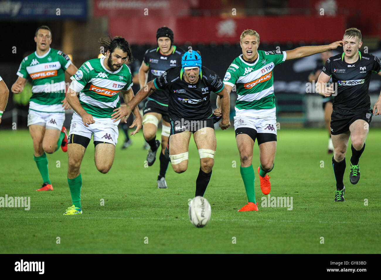 The Liberty Stadium, Swansea, Wales, UK. 17the September 2016. The ...