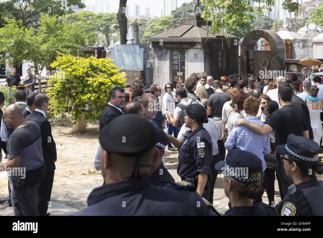 Sao Paulo, Brazil. 17th Sep, 2016. Funeral of Brazilian beloved actor ...