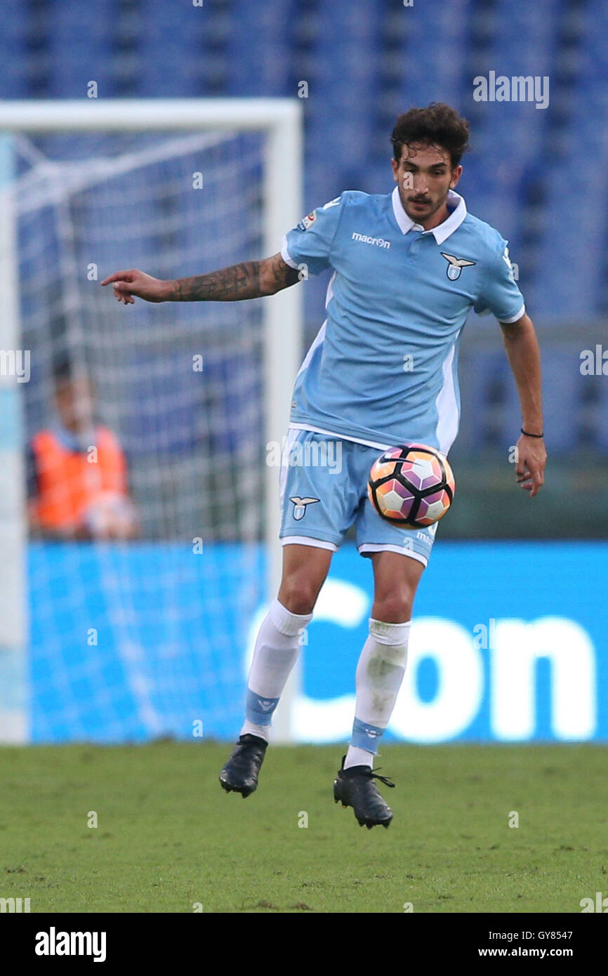 Rome, Italy. 17th Sept, 2016. Cataldi in action during the italian ...