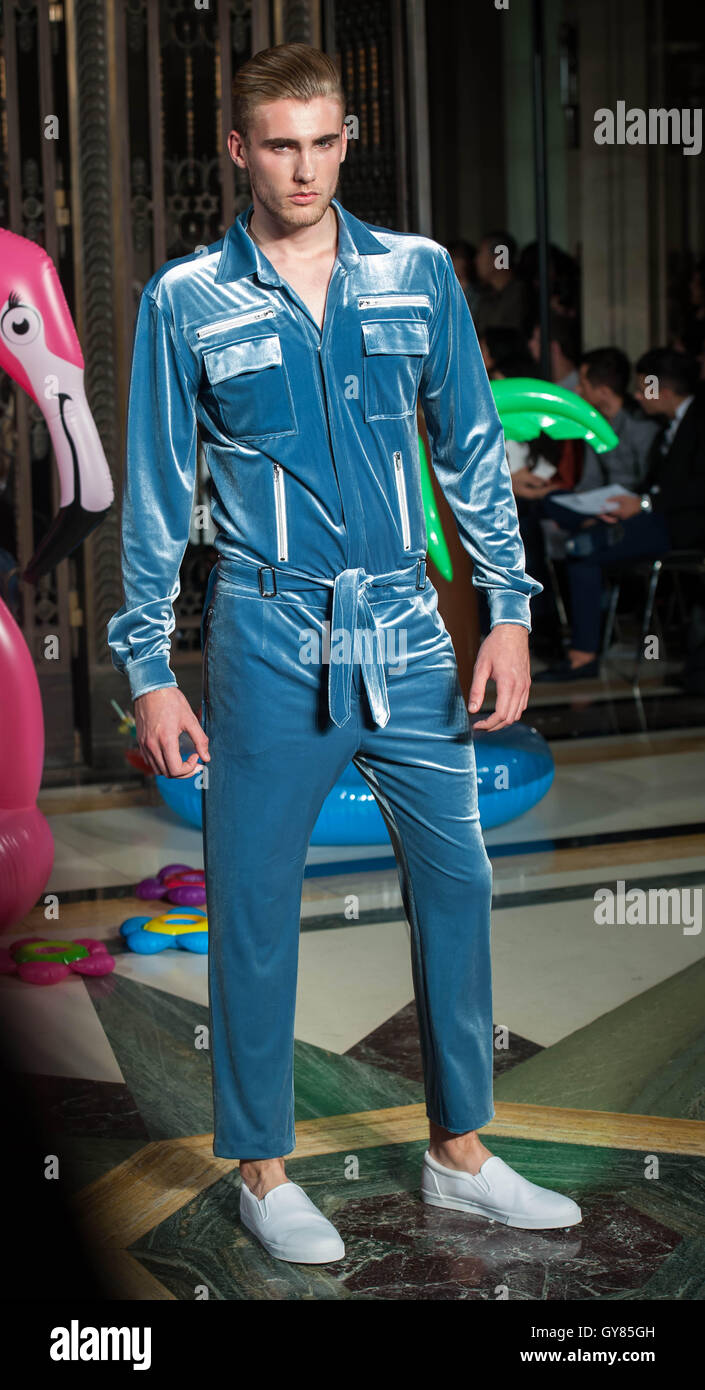 London England. 17th September 2016. Models walk the runway at the ...