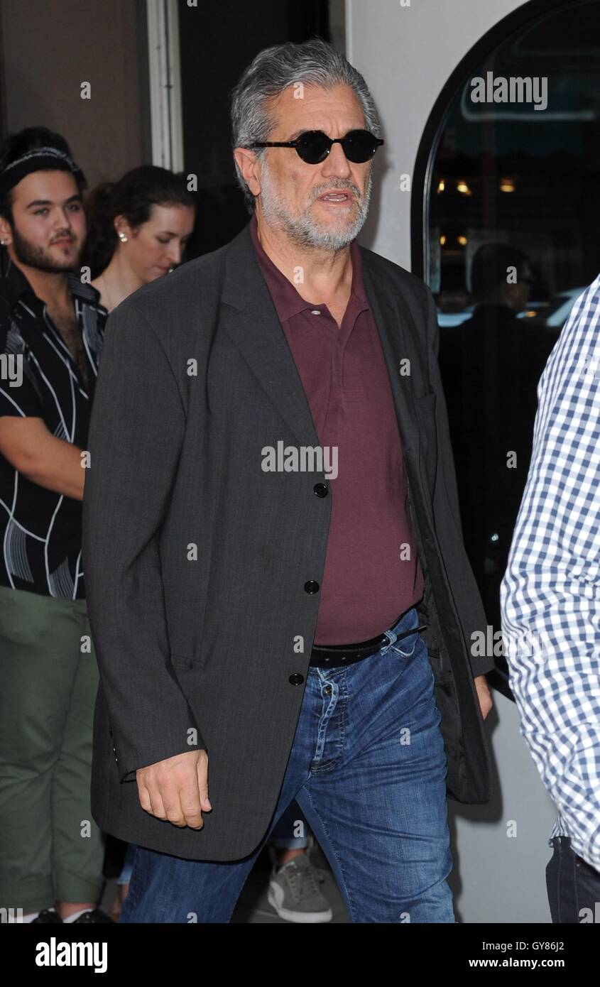New York, NY, USA. 16th Sep, 2016. Joe Germanotta out and about for ...
