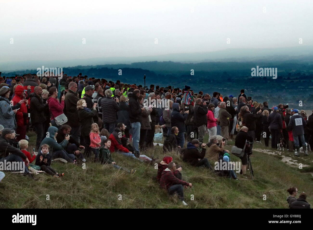 Westbury, Wiltshire, UK. 18th Sept, 2016. Demolition of cement works ...