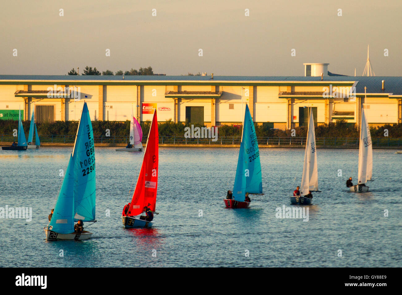 Enterprise dinghies hi-res stock photography and images - Alamy