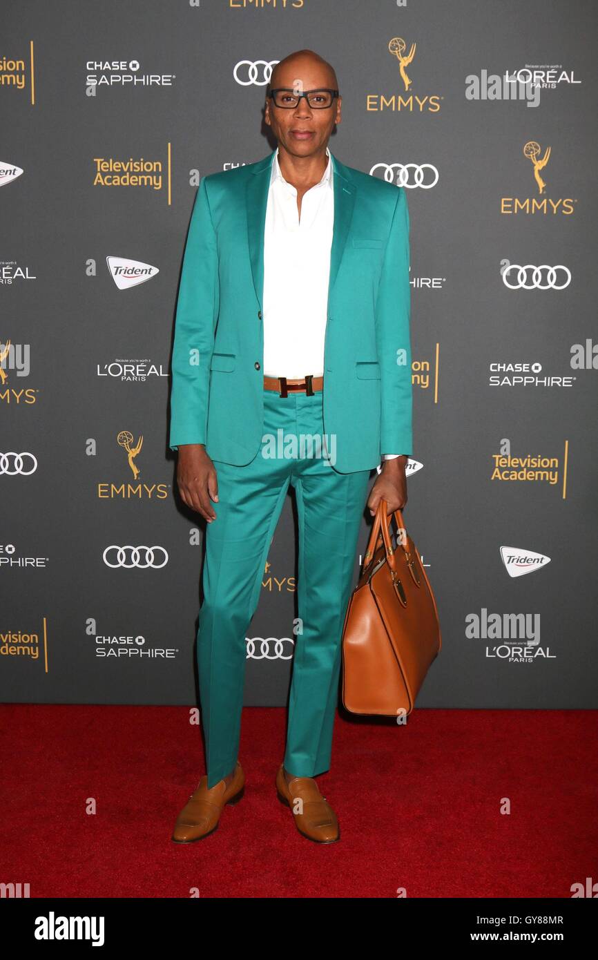 Los Angeles, CA, USA. 16th Sep, 2016.RuPaul Charles at the TV Academy ...