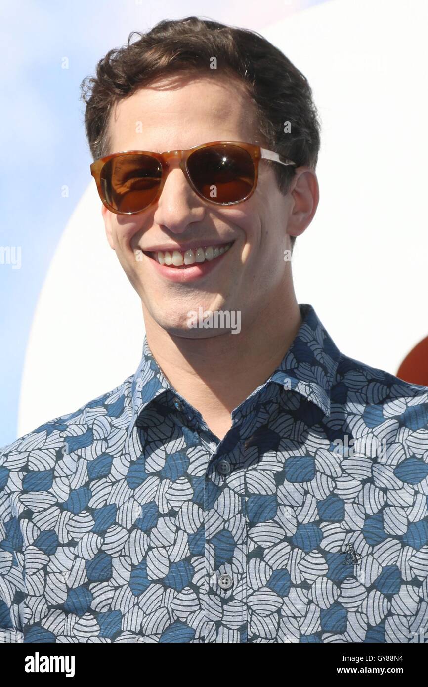 Los Angeles, CA, USA. 17th Sep, 2016. Andy Samberg at arrivals for ...