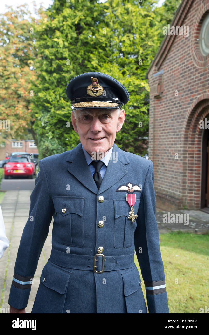 Biggin Hill, UK. 18th Sep, 2016. Air Commodore John Bell attends The ...