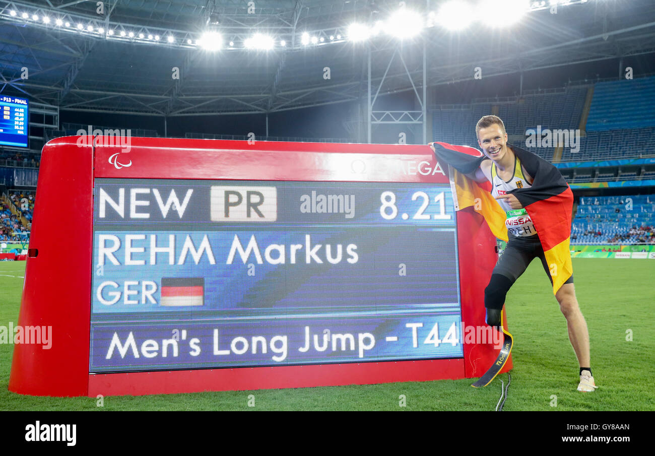 Rio De Janeiro, Brazil. 17th Sept, 2016. Markus Rehm of Germany ...