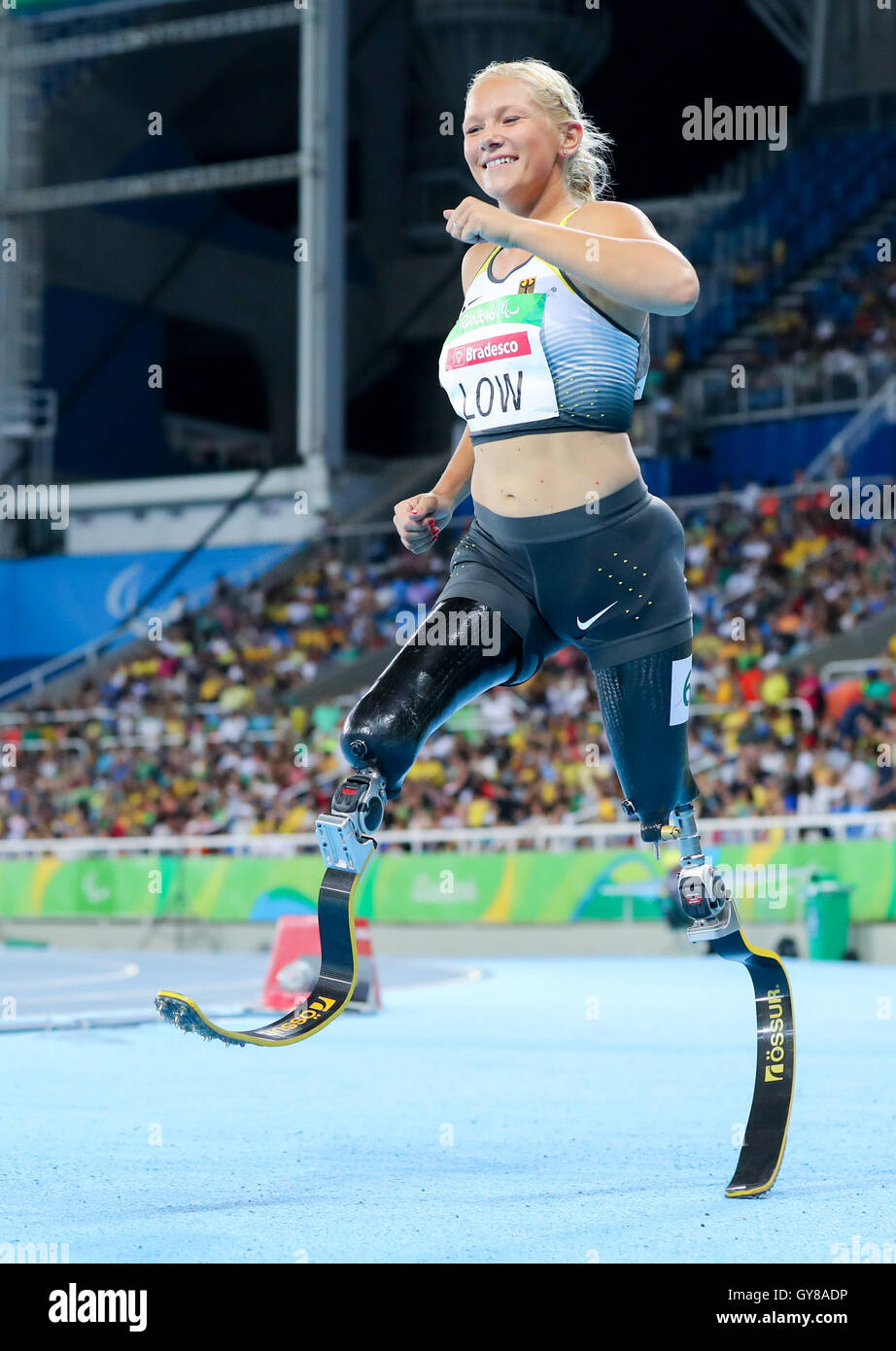 Rio De Janeiro, Brazil. 17th Sept, 2016. Vanessa Low of Germany reacts ...
