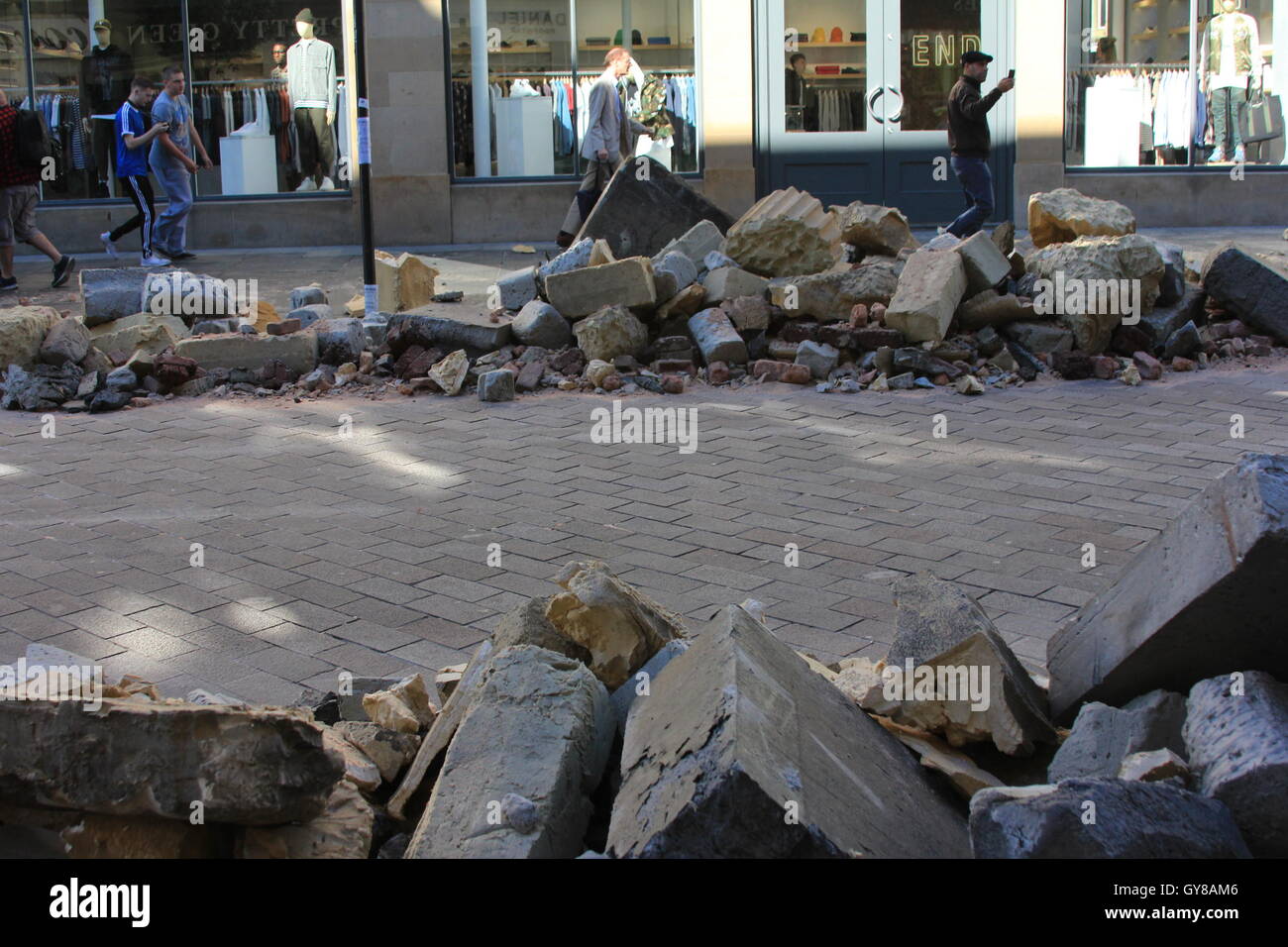 Newcastle upon Tyne, UK Septermber 18th, 2016.Hollywood in Newcastle ...