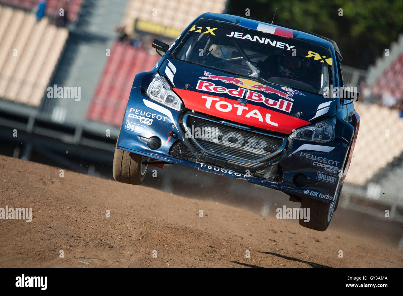 Barcelona, Spain. 18th September, 2016. The Peugeot 208 World RX car ...