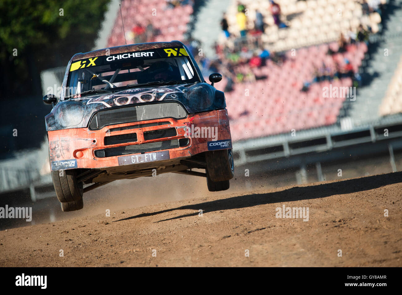 Barcelona, Spain. 18th September, 2016. The BMW Mini World RX car ...