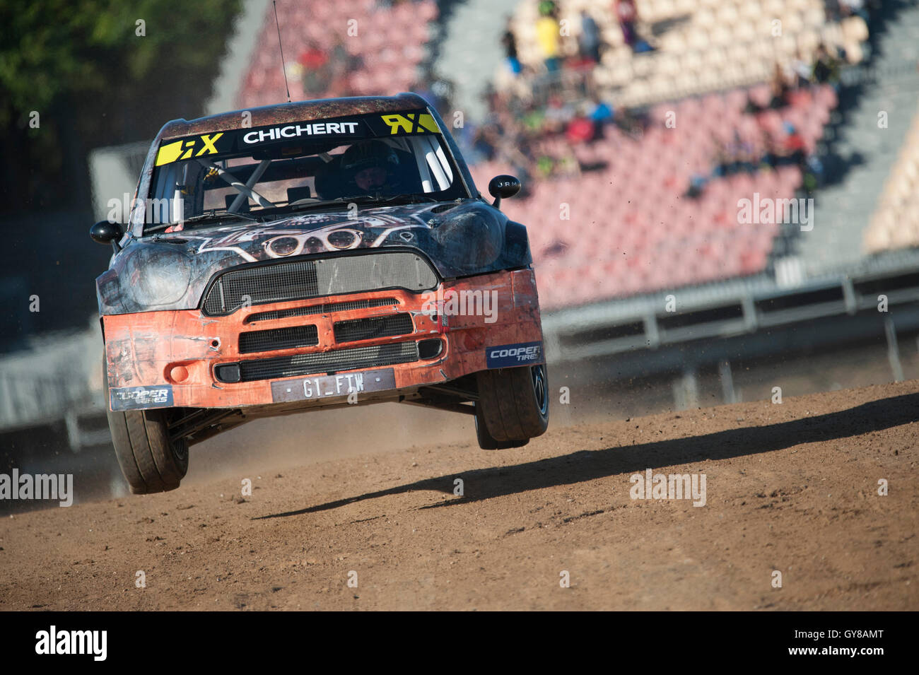 Barcelona, Spain. 18th September, 2016. The BMW Mini World RX car ...
