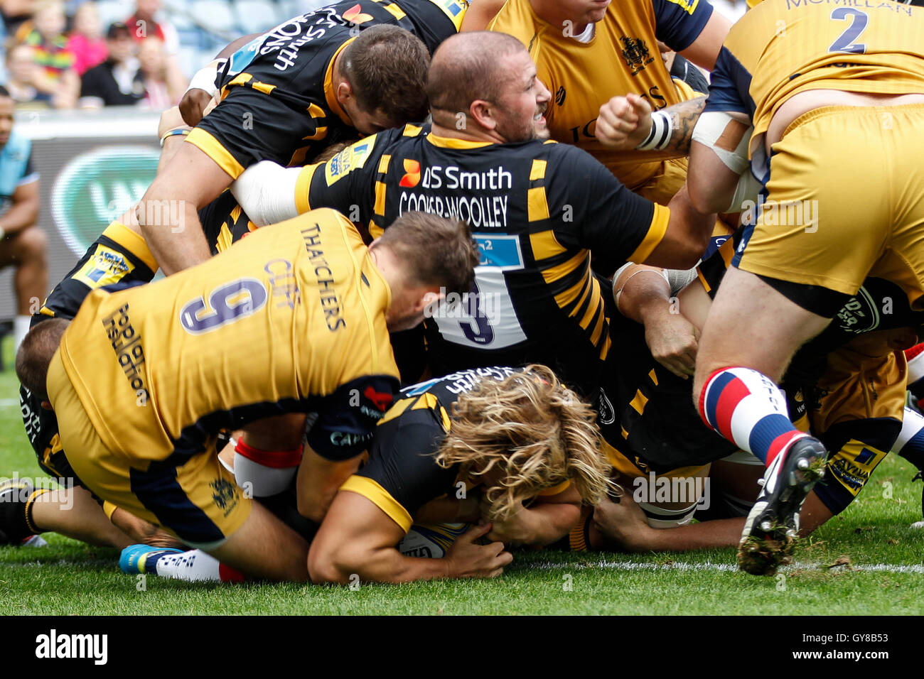 Ricoh Arena, Coventry, UK. 18th Sep, 2016. Aviva Premiership Rugby ...