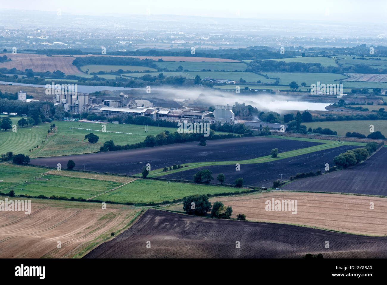Westbury cement works chimney hi-res stock photography and images - Alamy