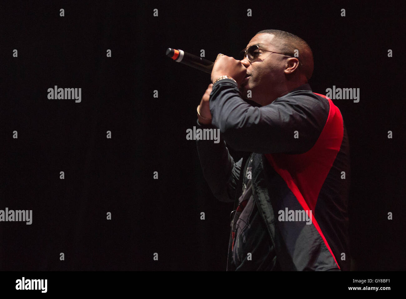 Chicago, Illinois, USA. 17th Sep, 2016. Rapper NAS (NASIR BIN OLU DARA ...