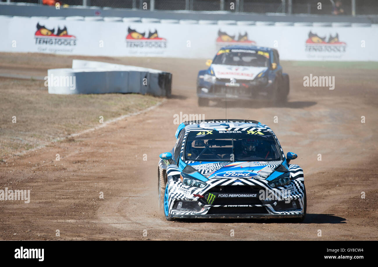 Barcelona, Spain. 18th September, 2016. The Ford Focus RS World RX car ...