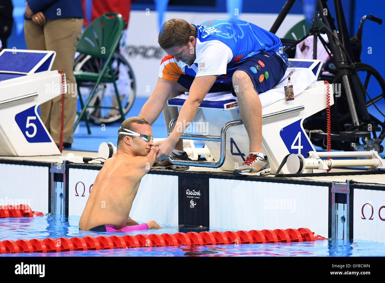 Rio de Janeiro, Brazil. 16th Sep, 2016. Arnost Petracek (CZE) Swimming ...