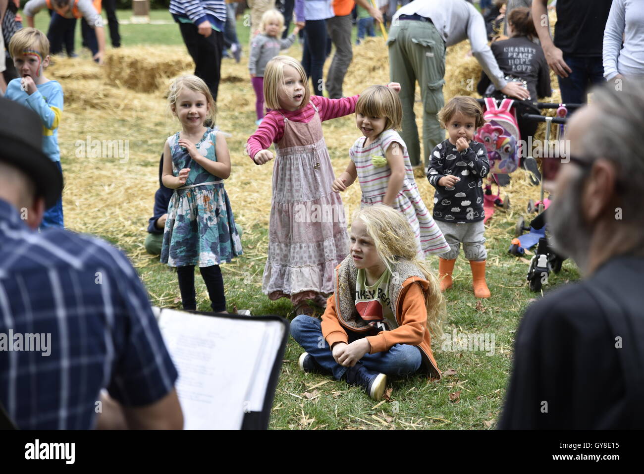 London, England, U.K. - 18/09/2016 - Families and children at the Wind ...