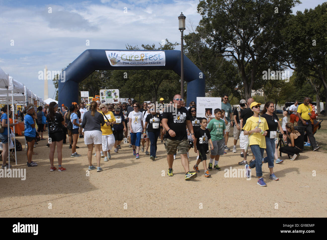 Washington, DC, USA. 18th Sep, 2016. Participants seen at the start of ...