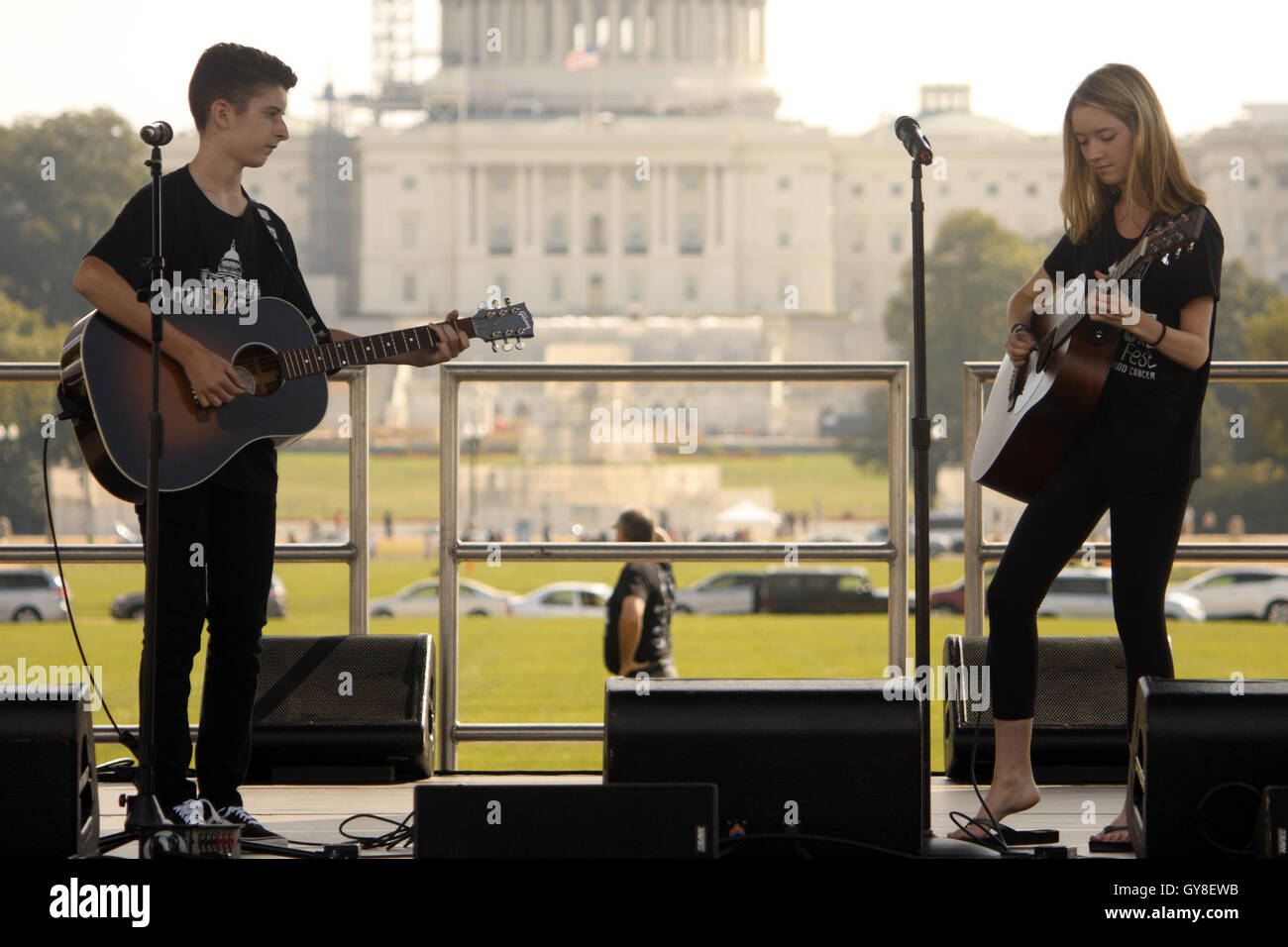 Washington, DC, USA. 18th Sep, 2016. The Davison Duo, Madison Gestiehr ...