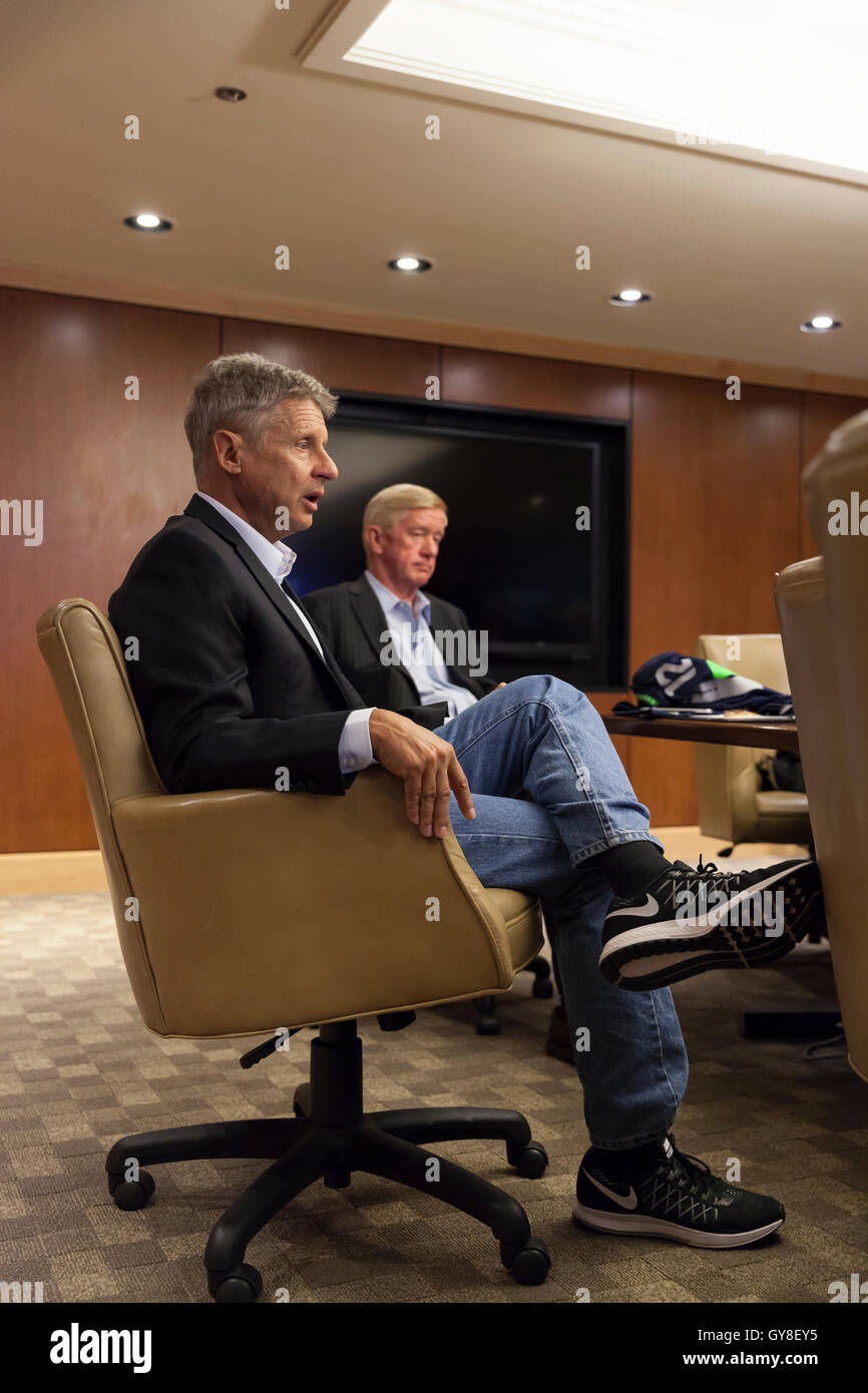 Seattle, Washington: Governors Gary Johnson and Bill Weld address ...