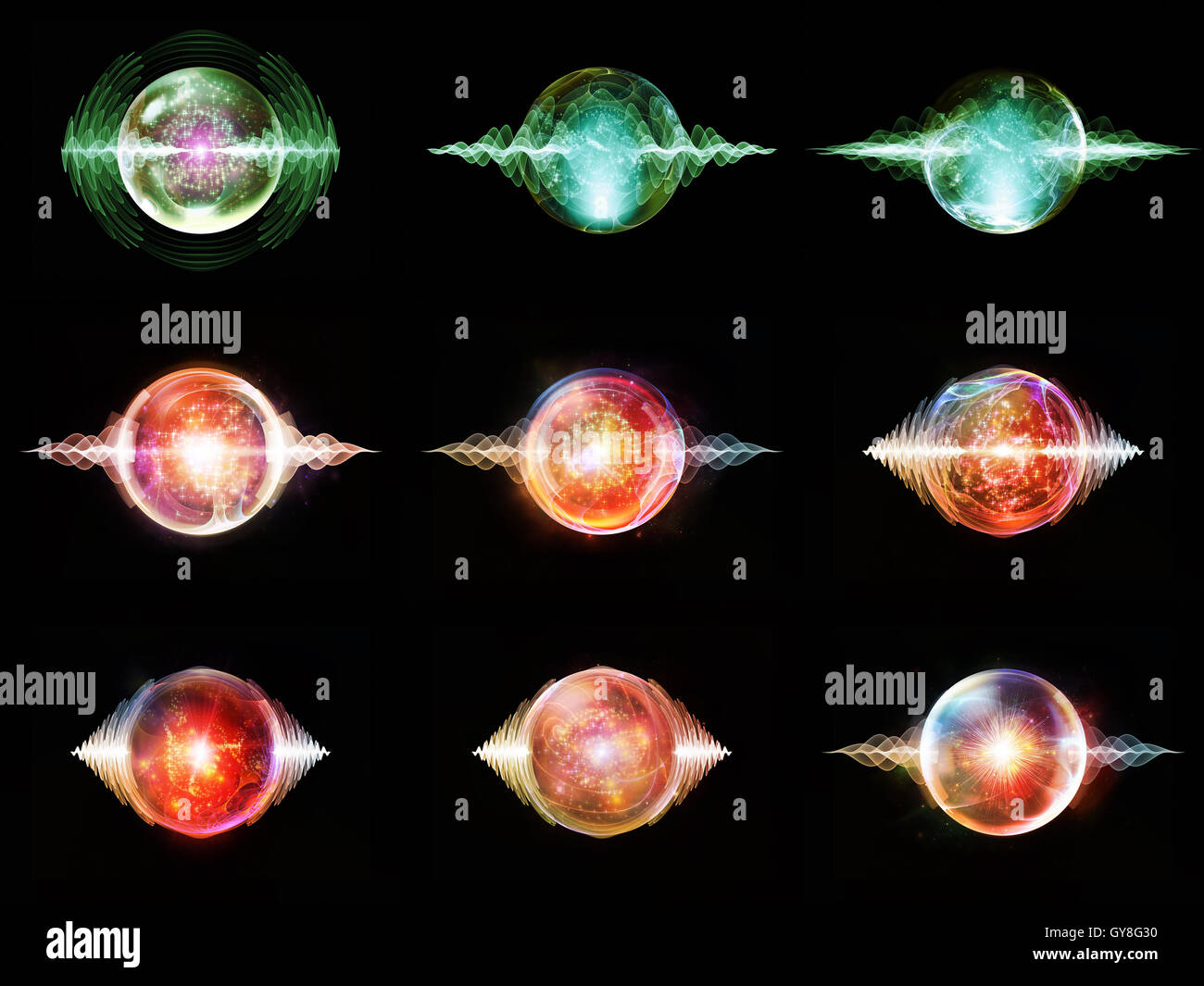 Magic ball particle abstract hi-res stock photography and images - Alamy