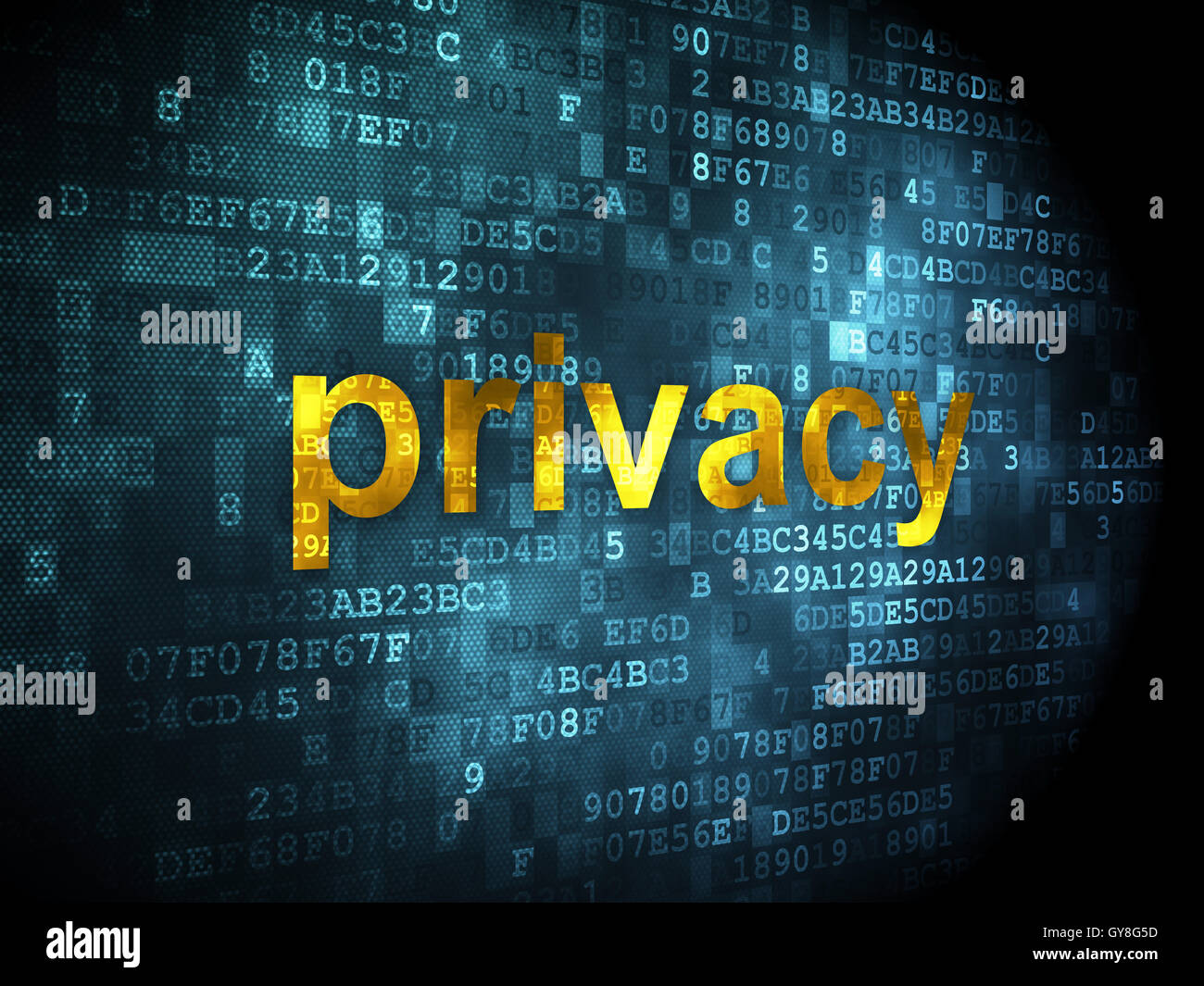 Security concept: Privacy on digital background Stock Photo - Alamy
